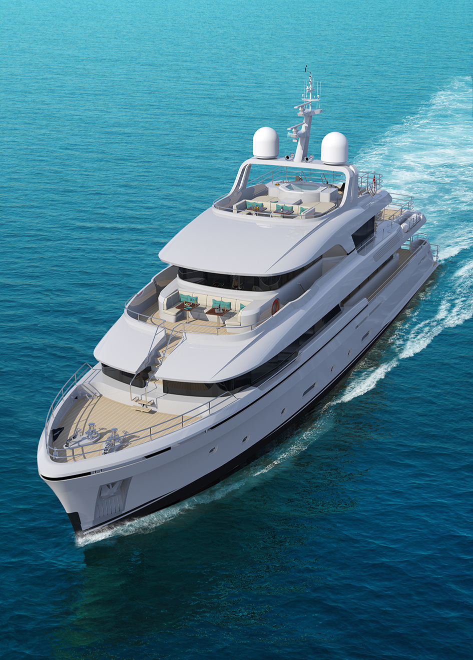 Project Martinique laucnhed by Moonen Shipyards and named Brigadoon ...