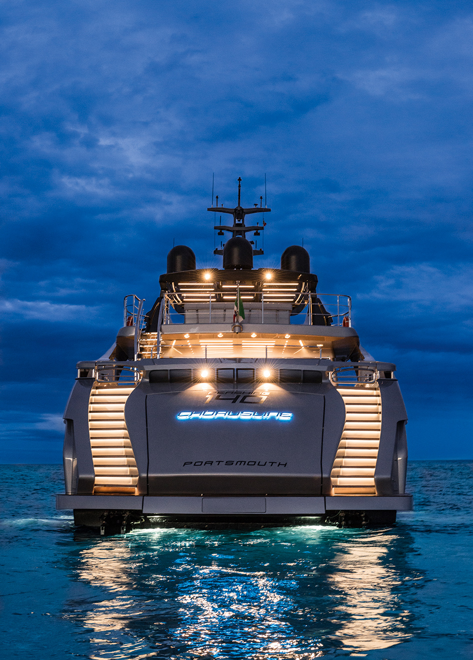 Chorusline: On board the first 42.98m Pershing 140