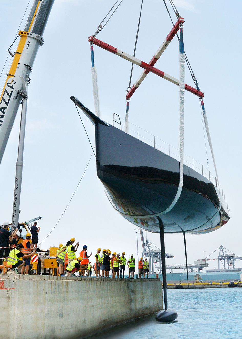 Fourth Wallycento yacht Tango launched at Persico Marine