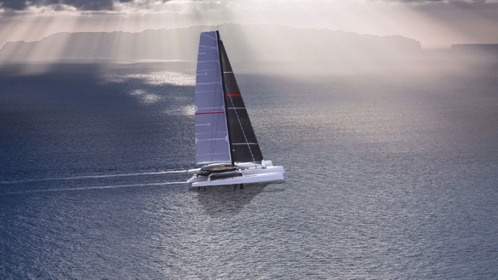 Alibi 116 fast sailing trimaran concept OneOff | Boat International