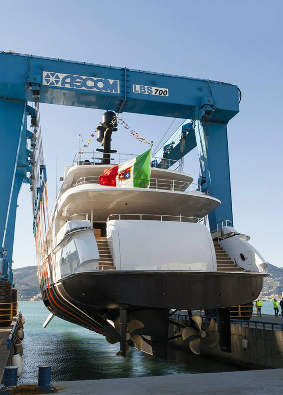 Baglietto's 54m Project 10219 has been launched