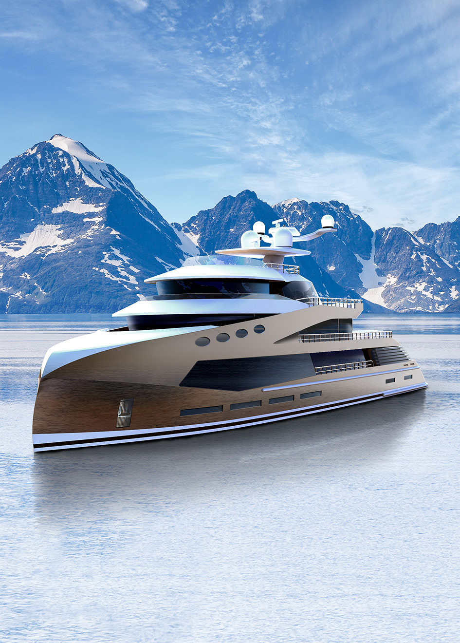 56m Cape Hawk and 75m Sky Hawk concepts are added to Hawk Yachts ...