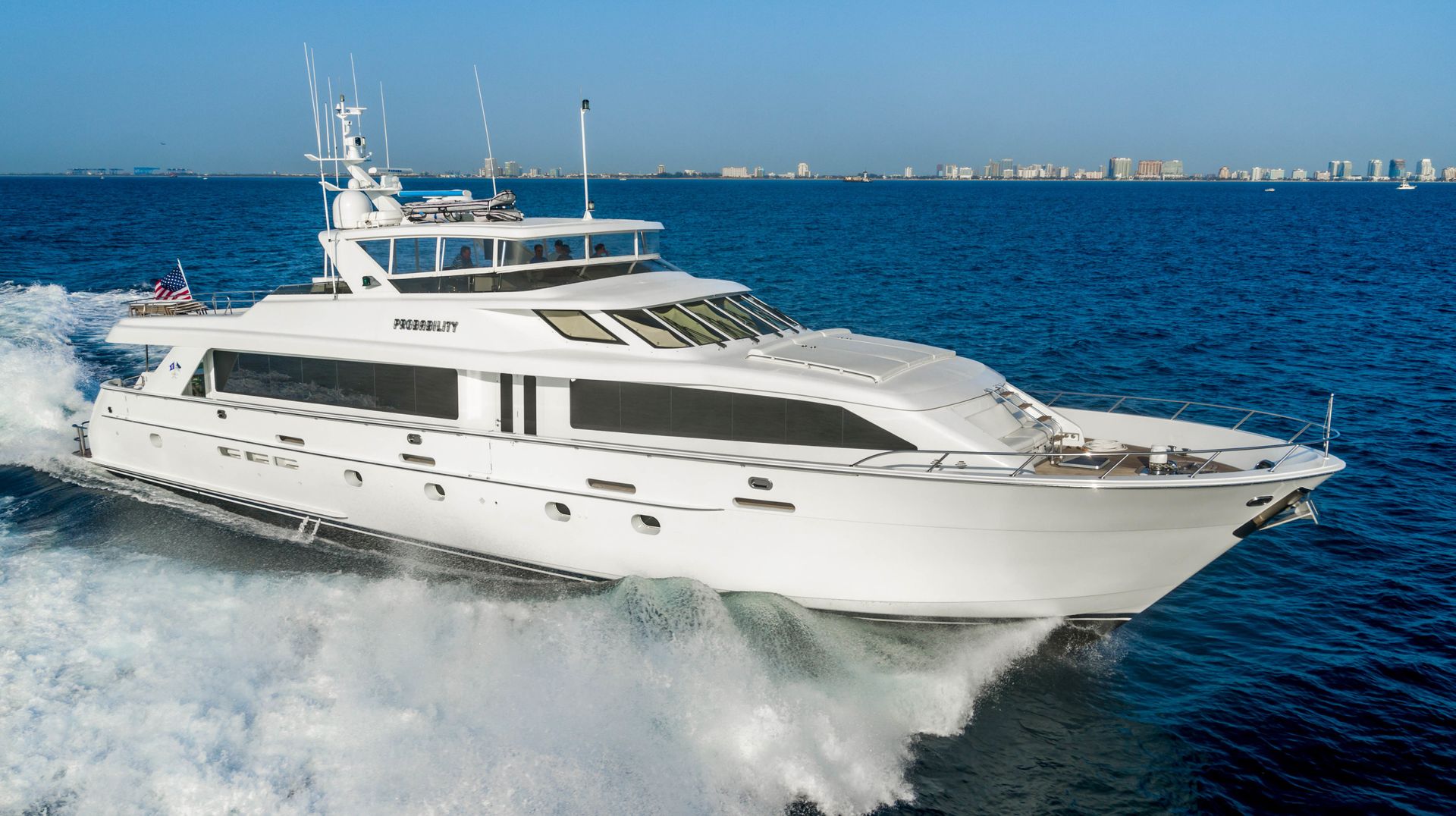 Hatteras motor yacht Probability sold