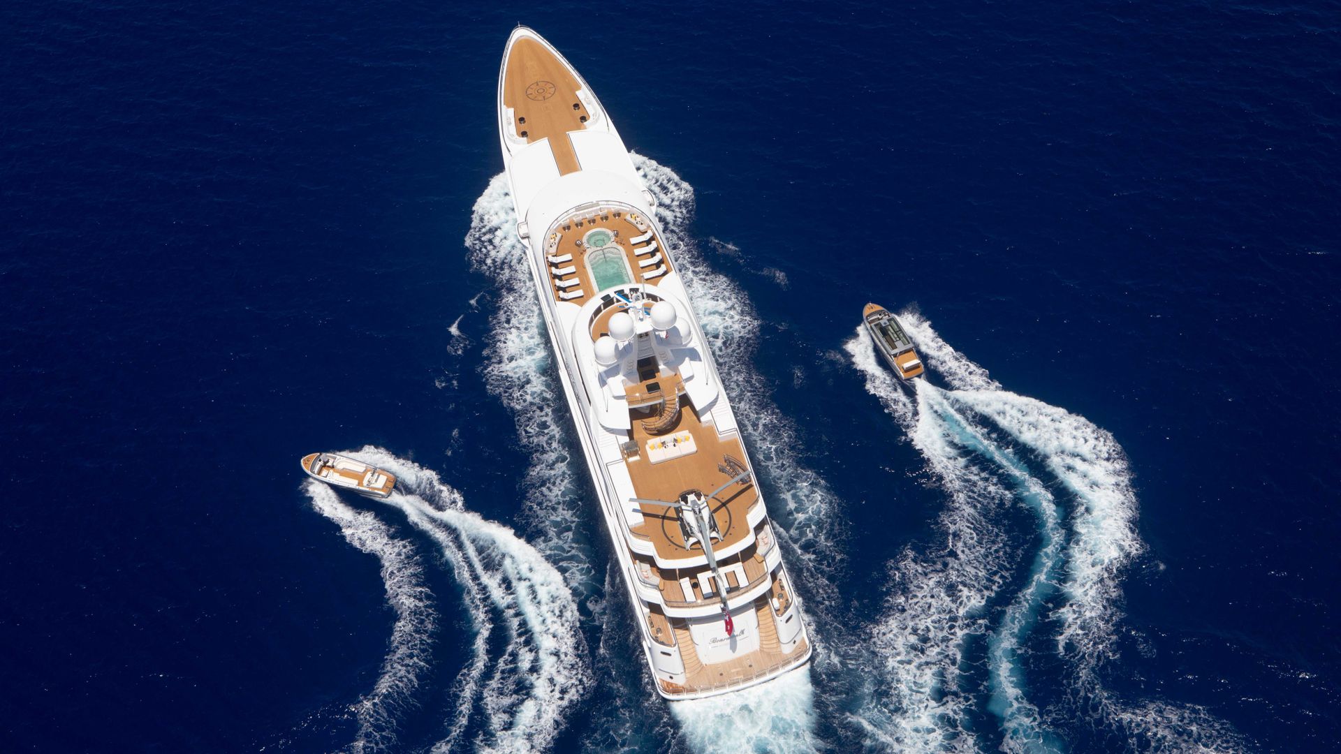 Boardwalk: The 77m superyacht owned by Tilman Fertitta