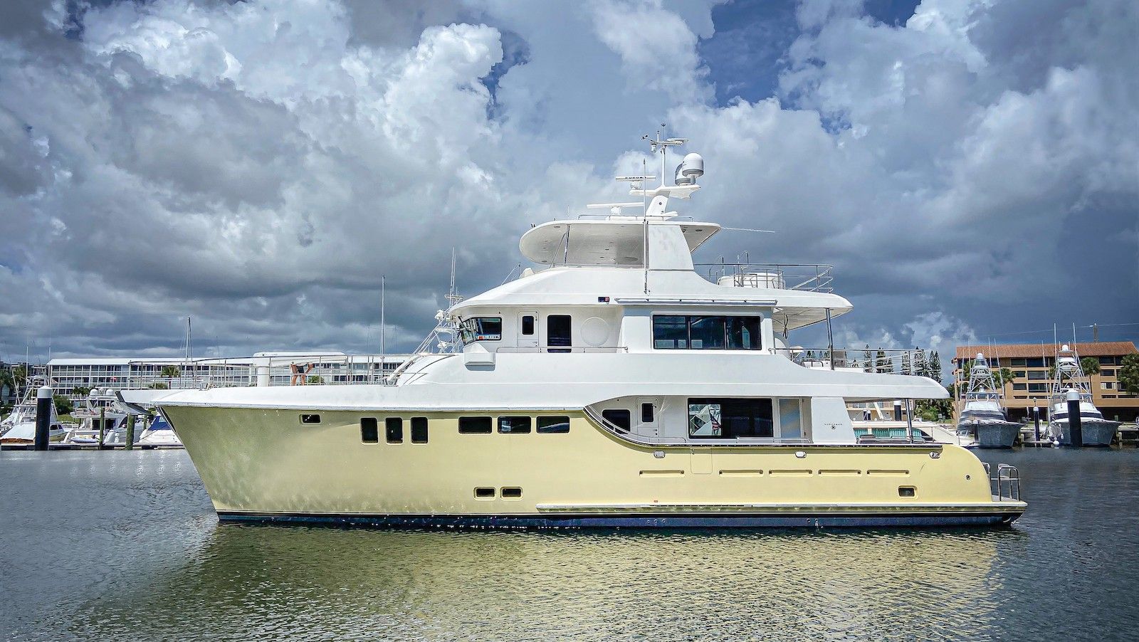 On board the new Nordhavn 80 expedition yacht