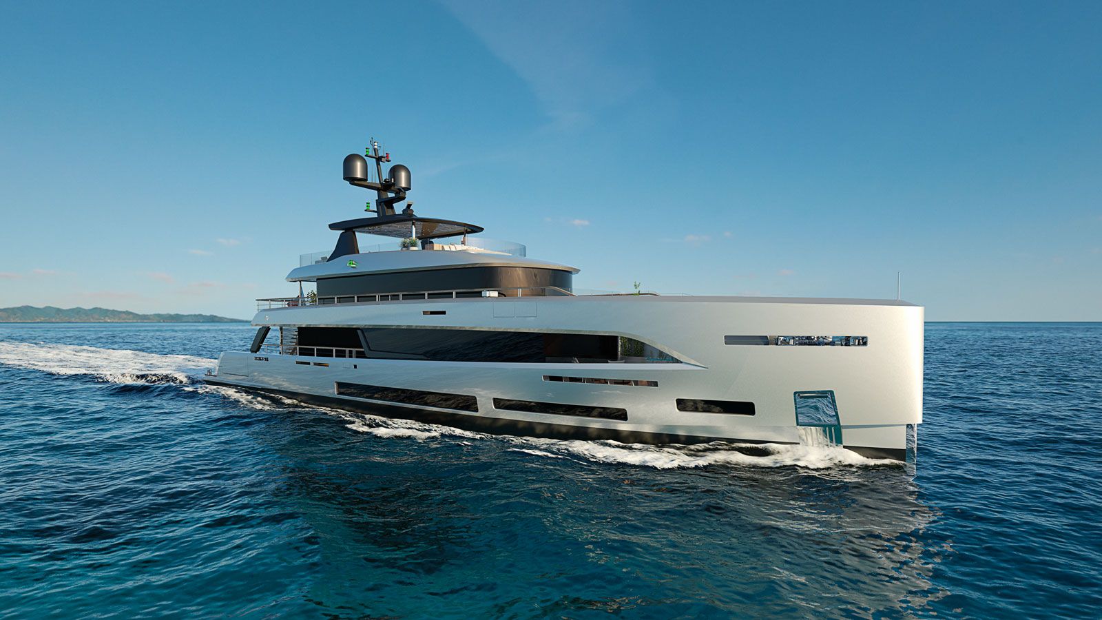 Hull and superstructure joined on Sirena Yachts' 42m flagship