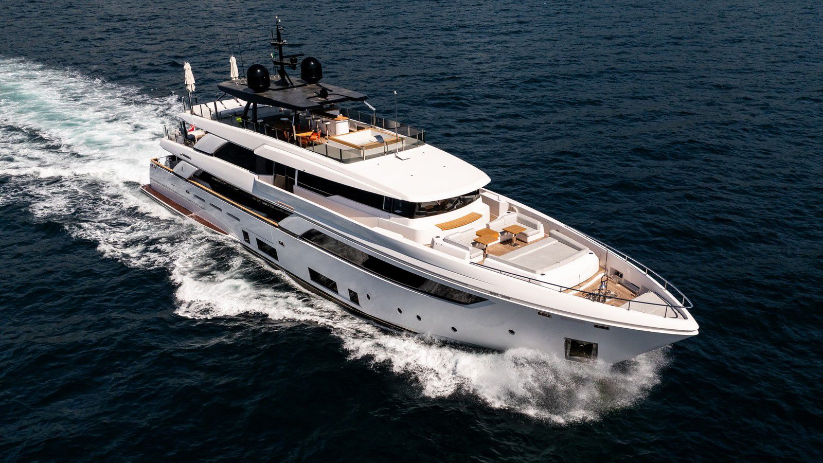 42m Custom Line motor yacht Asante sold