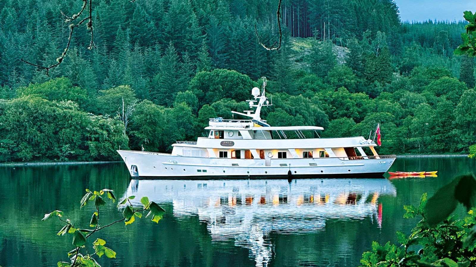 On board the classic 37m yacht Jura II with Cameron McColl