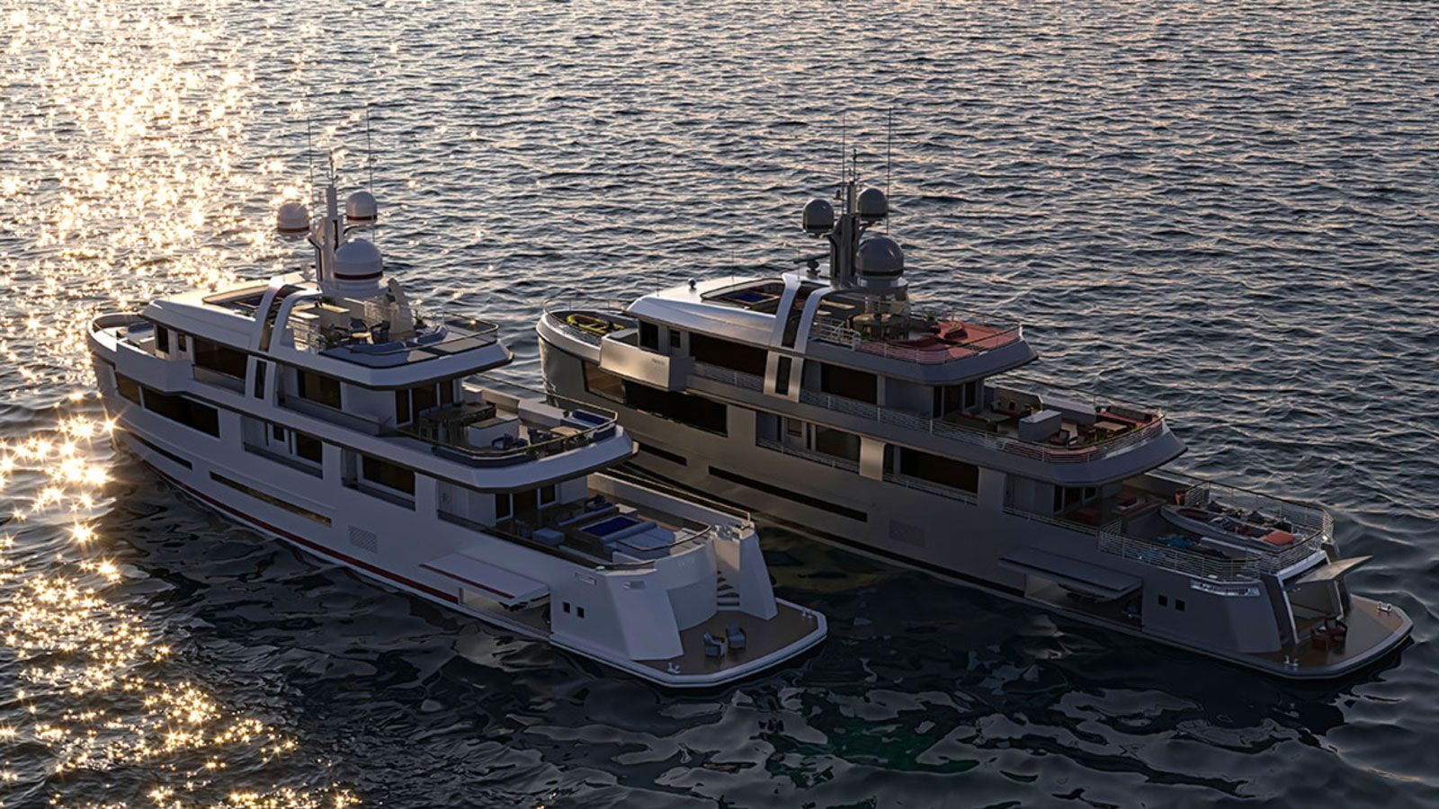 Phobos and Deimos: Gian Paolo Nari presents two simultaneous superyacht ...