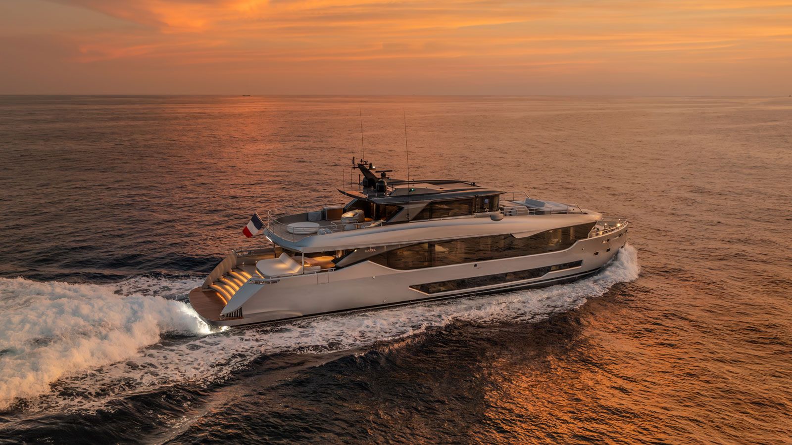 On board the award-winning Maiora 36 Exuma superyacht