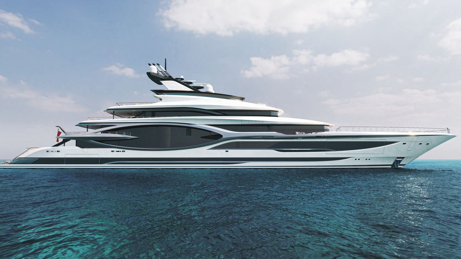 Construction progresses on largest superyacht build in Italy