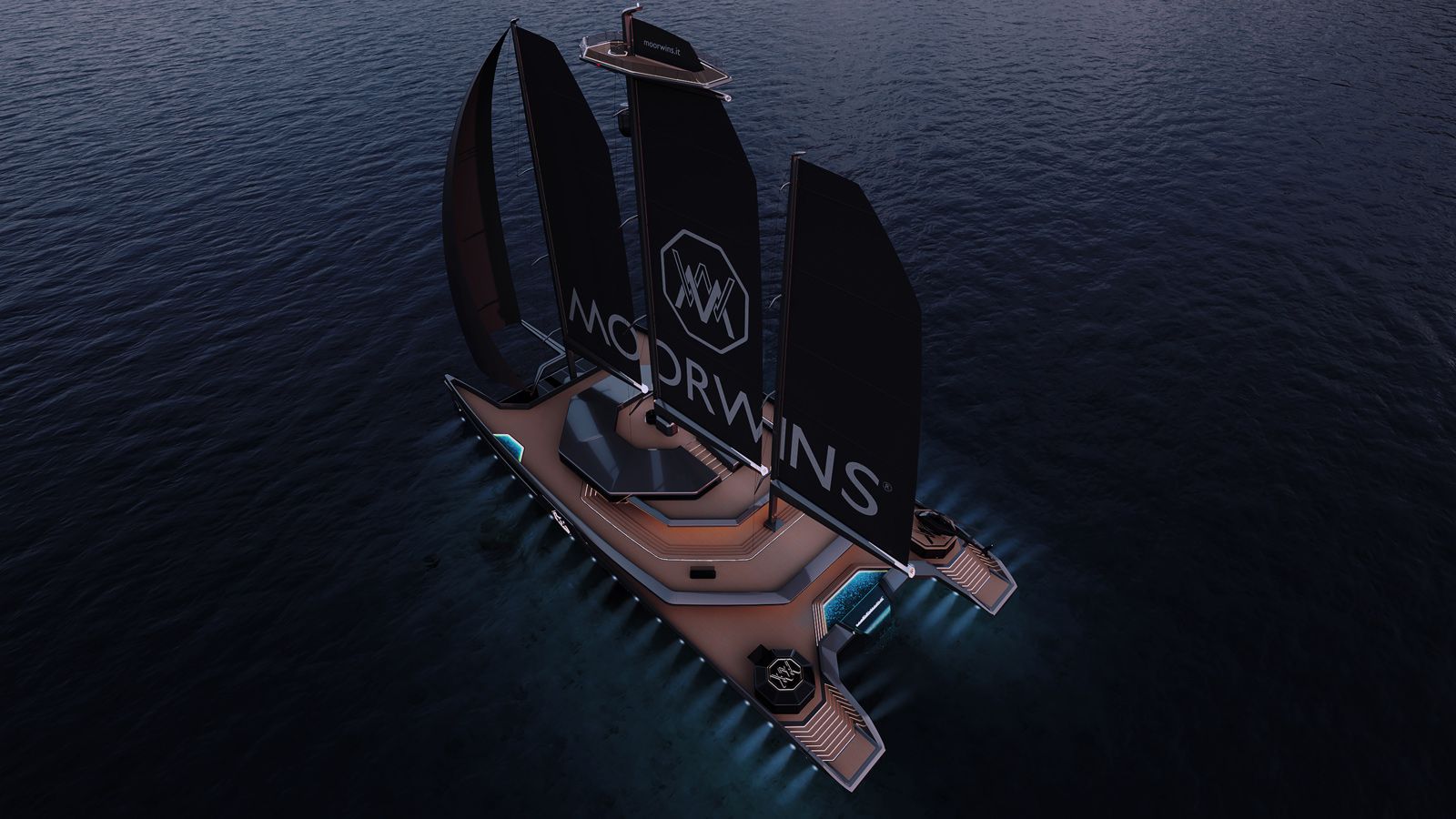 Camber Yacht Design reveals 88m catamaran with innovative "sky deck ...
