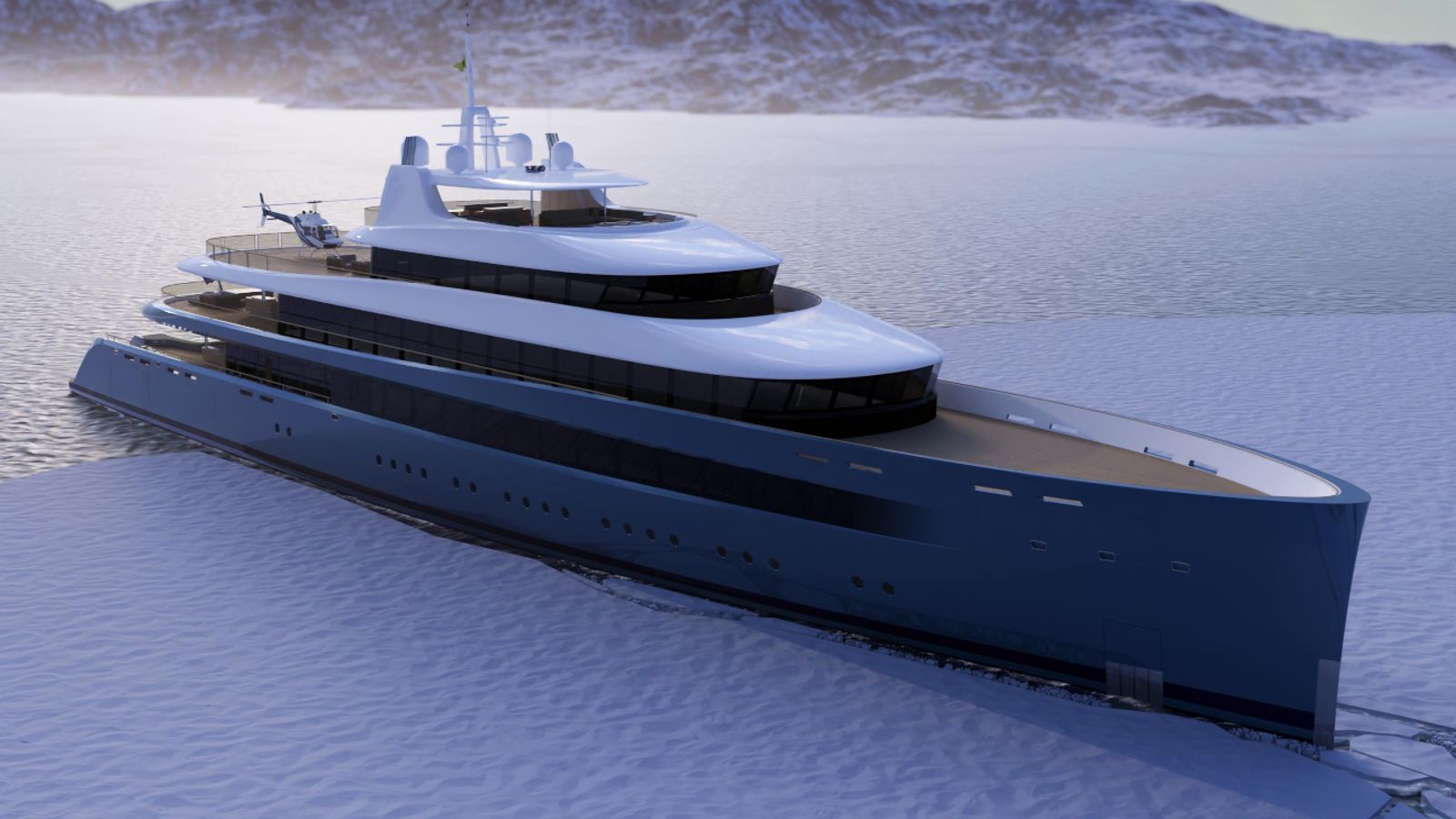 RMK Marine unveils 90m "special steel" superyacht concept for extreme ...