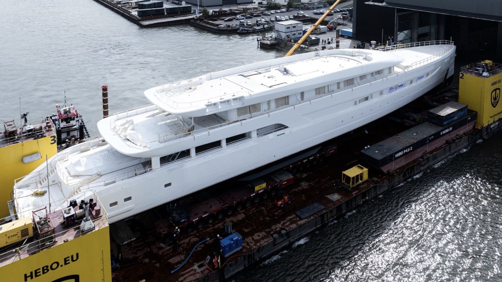 88m Feadship superyacht Project 828 sighted for first time