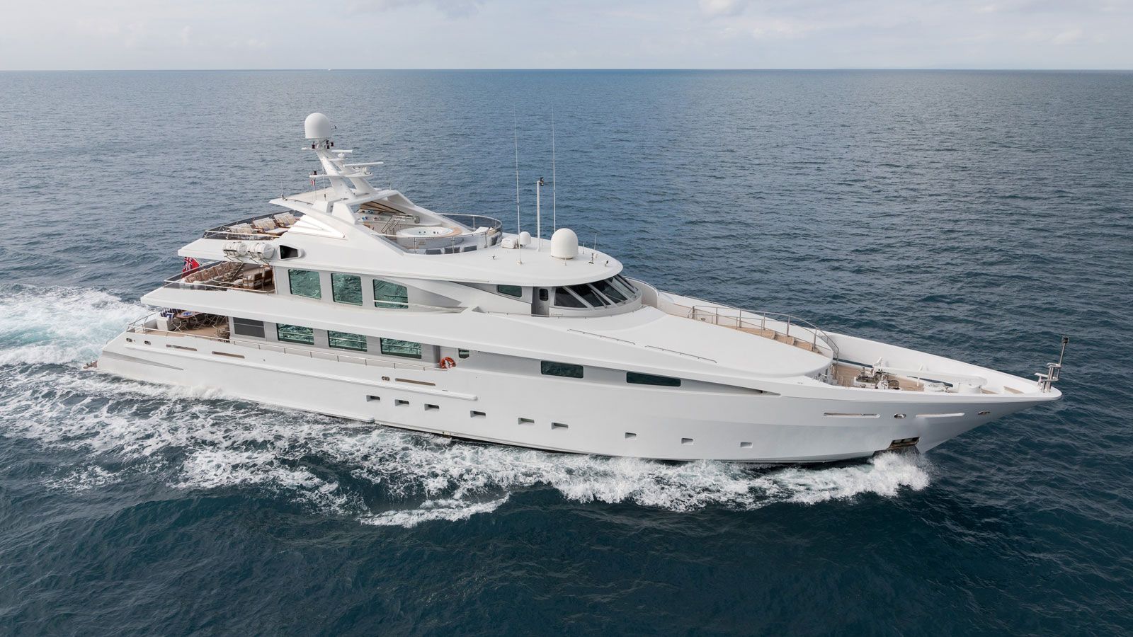 49m CMN motor yacht La Tania listed for sale