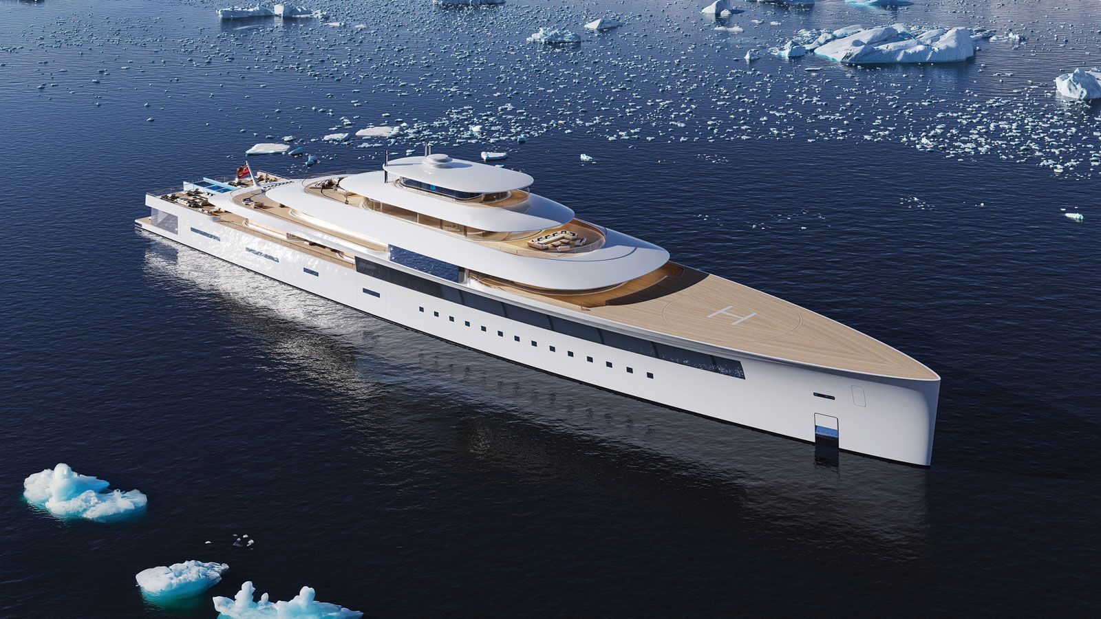 Aura: Sinot Yacht Architecture & Design reveals new 141m concept