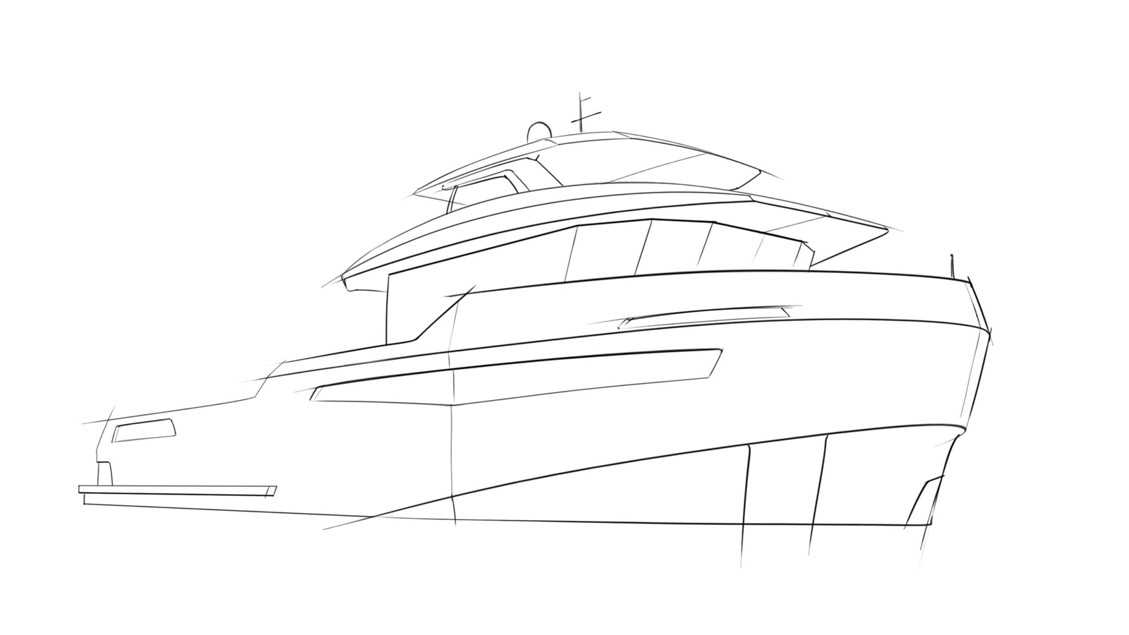 33m full custom sold and in build at Lynx Yachts