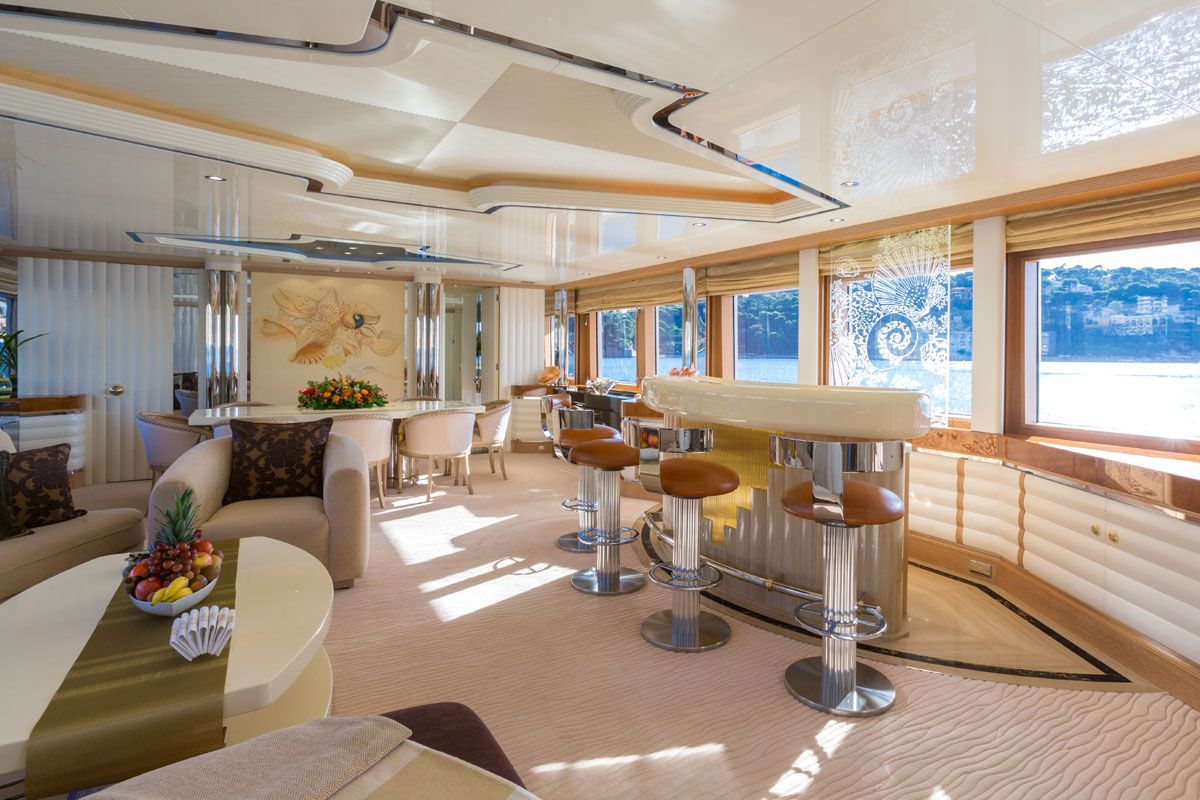Eclipse Yacht Interior Video