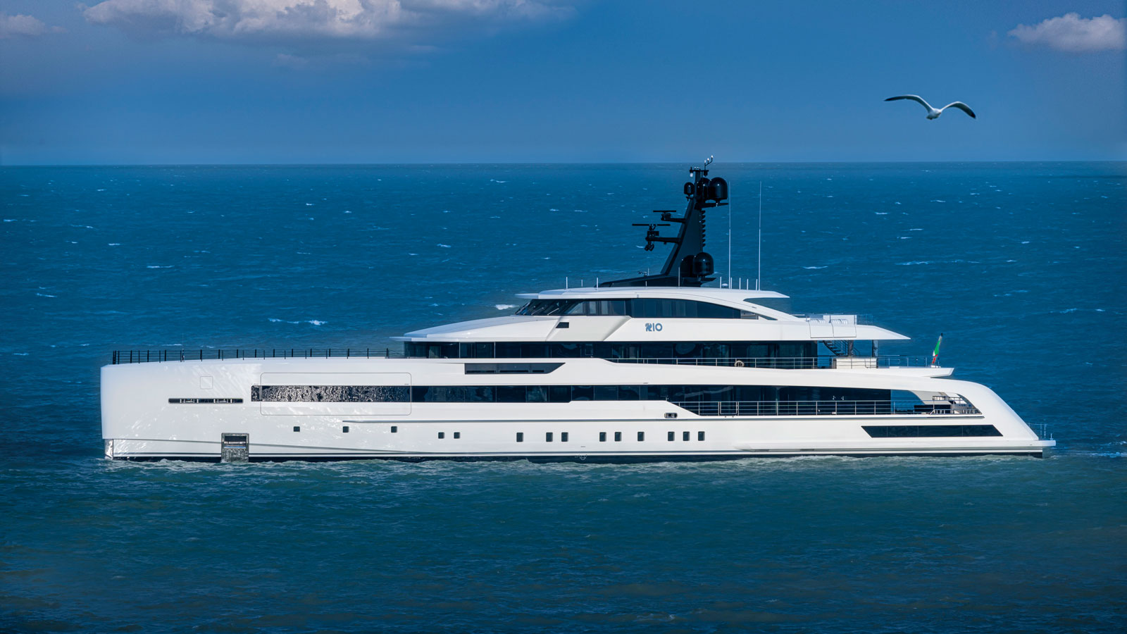 62m CRN superyacht Rio completes first sea trials