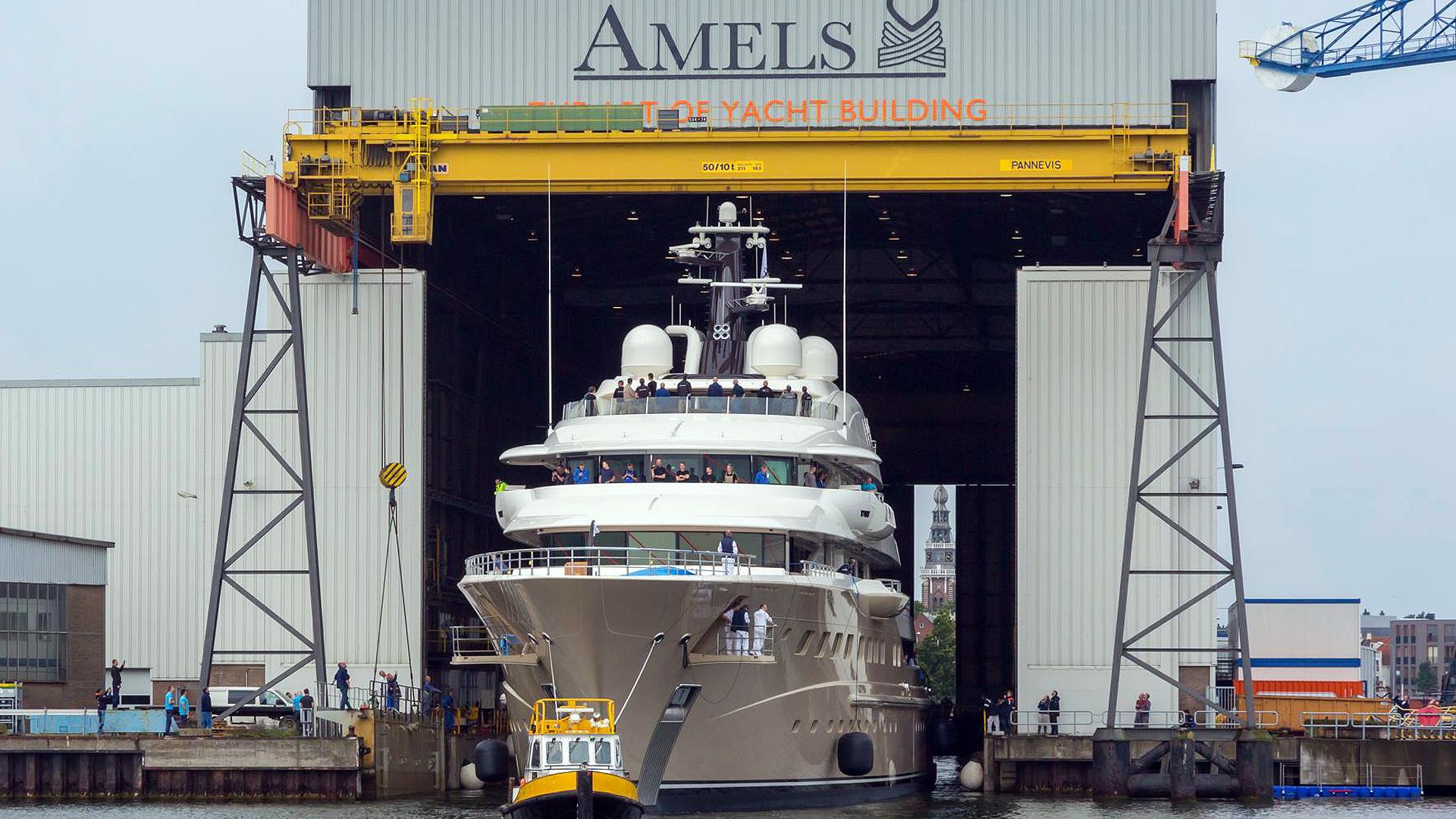 HERE COMES THE SUN yacht (Amels, 83m, 2016)