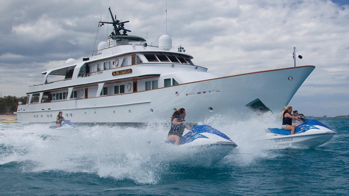 BIG EAGLE Yacht For Charter Mie Zosen 52 43m 1980 BIG EAGLE Yacht For Charter Mie Zosen 52 43m 1980